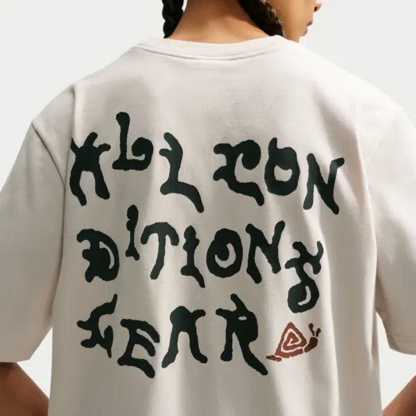 Nike Heavyweight Cotton-polyester T-shirt - Brown