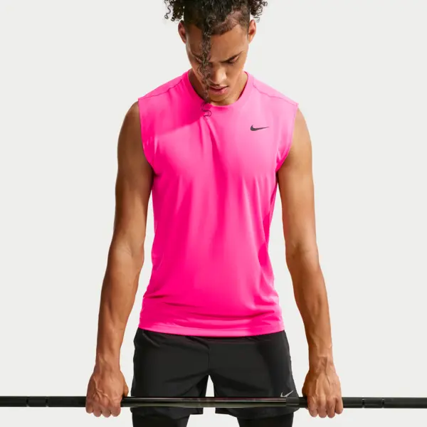 Nike Dri-fit Legend Sleeveless Fitness T-shirt - Pink