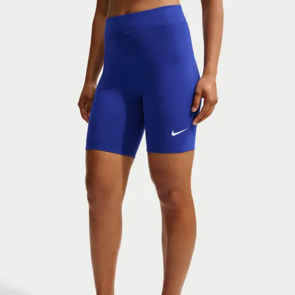 Nike Classic High-waisted 8" Biker Shorts - Blue
