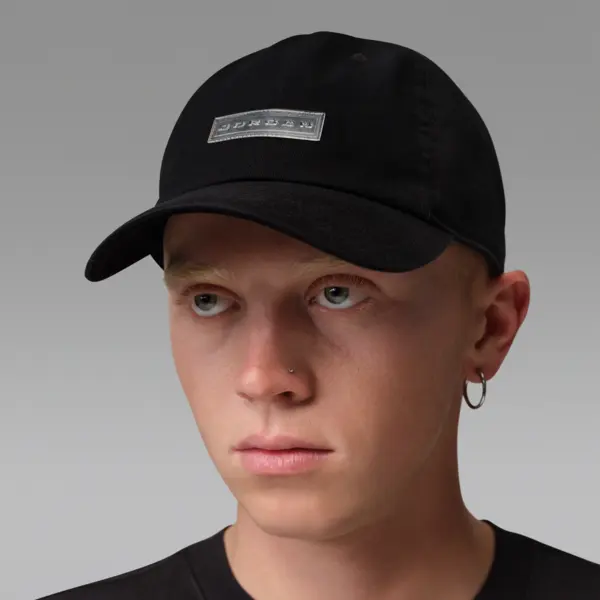 JORDAN Club Unstructured Cap - Black