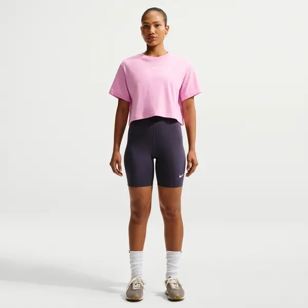 Nike Sportswear Classic High-waisted 8" Biker Shorts - Grey