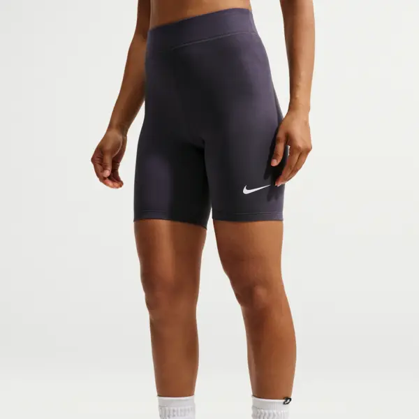 Nike Classic High-waisted 8" Biker Shorts - Grey
