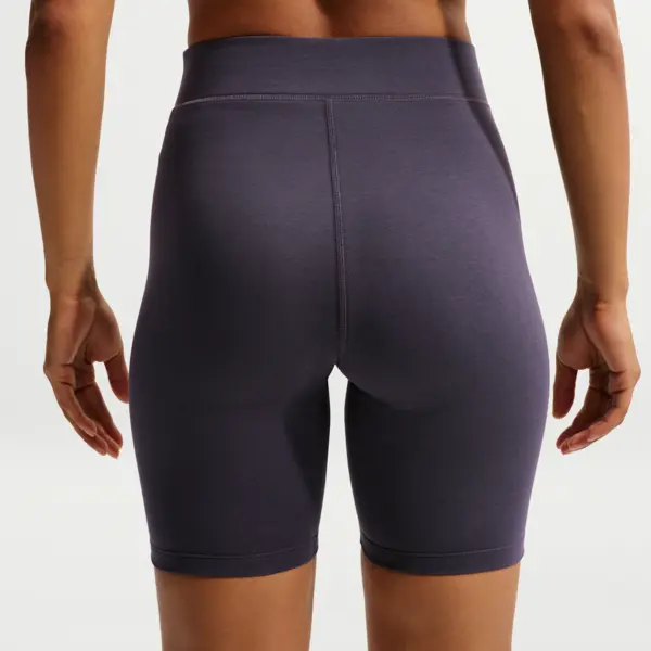 Nike Classic High-waisted 8" Biker Shorts - Grey