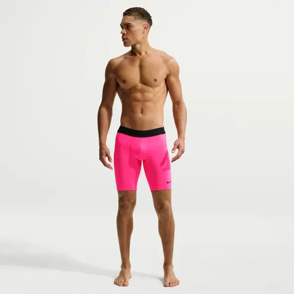 Nike Pro Dri-fit Fitness Long Shorts - Pink