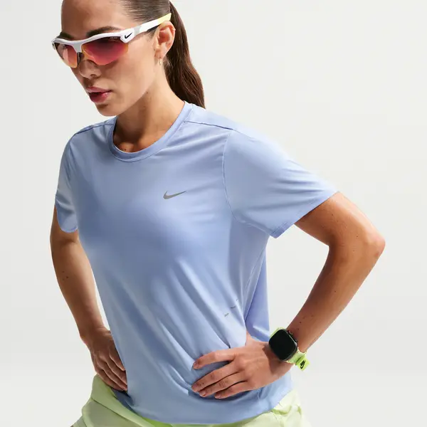Nike Swift Dri-fit Short-sleeve Running Top - Blue