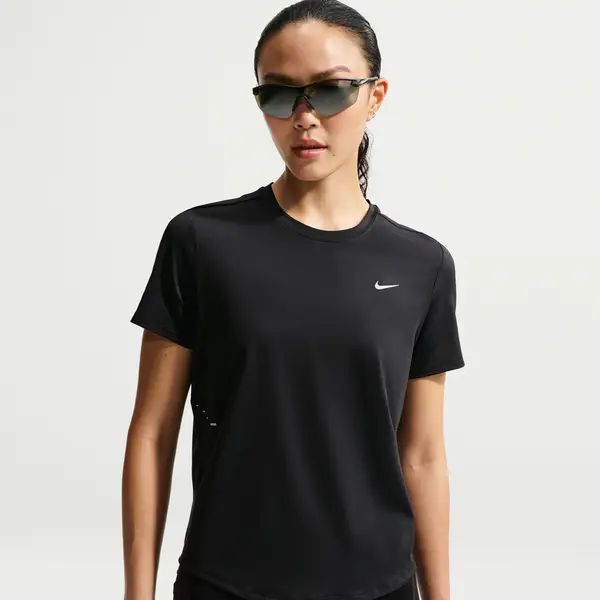 Nike Swift Dri-fit Short-sleeve Running Top - Black