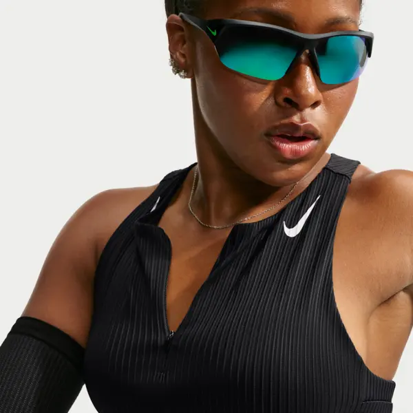 Nike Aeroswift Dri-fit Adv Cropped Running Tank - Black