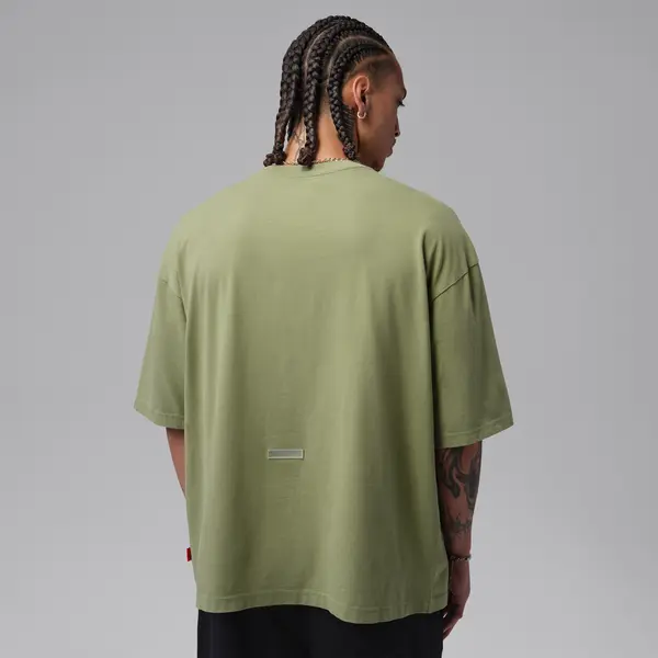 JORDAN Flight Essentials Oversized Patch T-shirt - Green