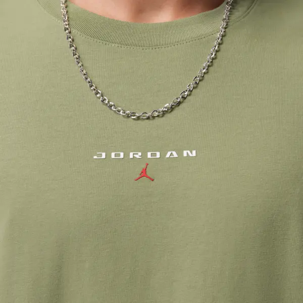 JORDAN Flight Essentials Oversized Patch T-shirt - Green