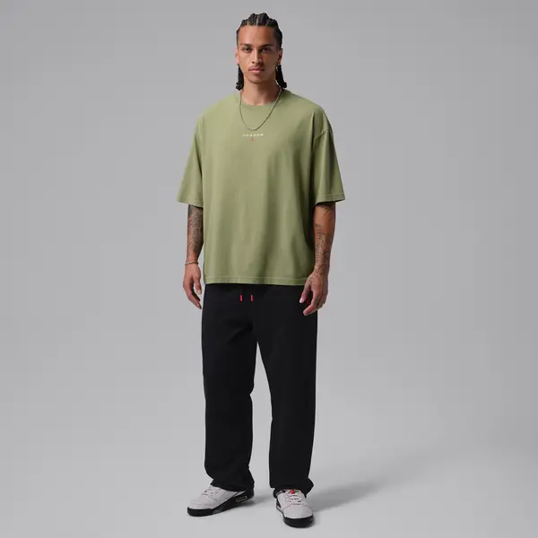 JORDAN Flight Essentials Oversized Patch T-shirt - Green