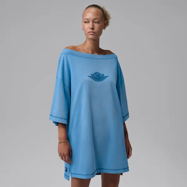 JORDAN Flight T-shirt Dress - Blue