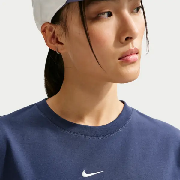 Nike Classic Oversized Cotton T-shirt - Blue