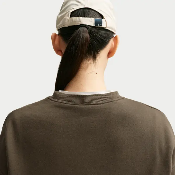 Nike Studio Fleece Medium Weight Oversized Crew