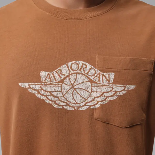JORDAN Flight Essentials Pocket T-shirt - Brown