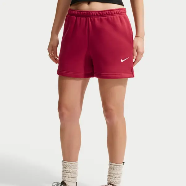Nike Studio Fleece Mid-weight Mid-rise Shorts