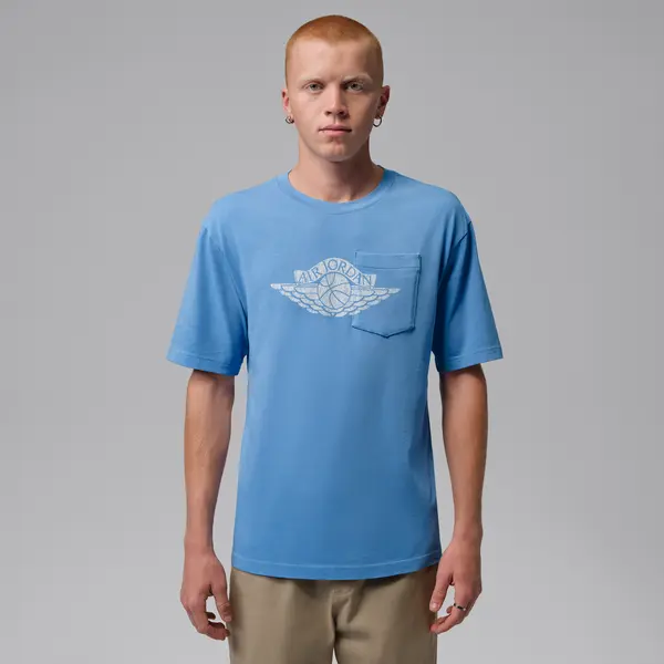 JORDAN Flight Essentials Pocket T-shirt - Blue