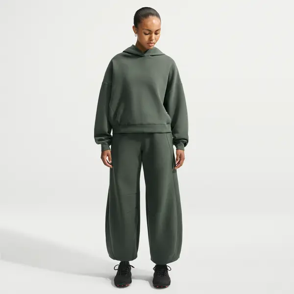 Nike 24.7 Impossiblysoft High-waisted Wide-leg Pants - Green
