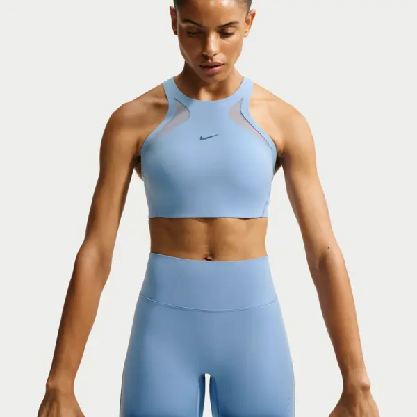 Nike Universa -support Sports Bra - Blue