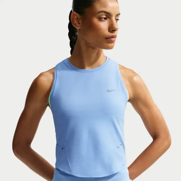 Nike Swift Dri-fit Seamless Running Tank Top - Blue