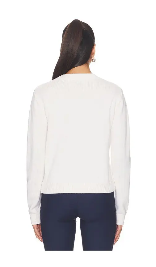 Casablanca Stacked Logo Jumper In Cream