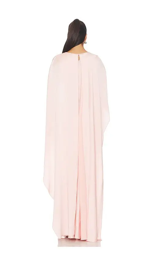 Simkhai Izel Cape Gown In Pink