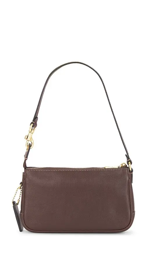 COACH Natural Grain Leather Plaza Bag 18 In Brown