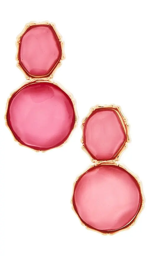AMBER SCEATS Prague Dangling Earrings - Pink