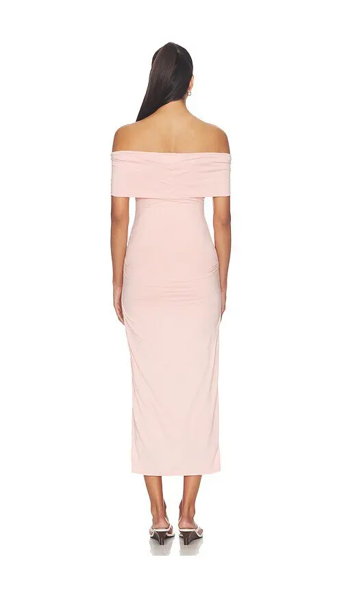 BUMPSUIT The Bianca Off-the-shoulder Maxi Dress - Pink