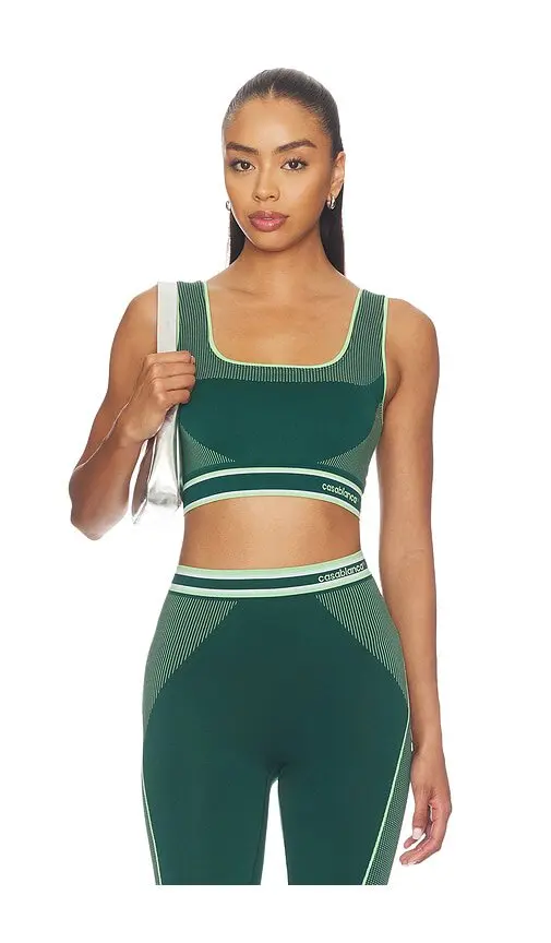 Casablanca Seamless Bralette In . Also - Green
