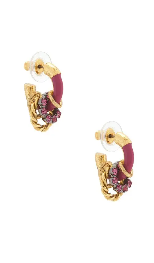 ELIZABETH COLE Yarra Earrings - Pink
