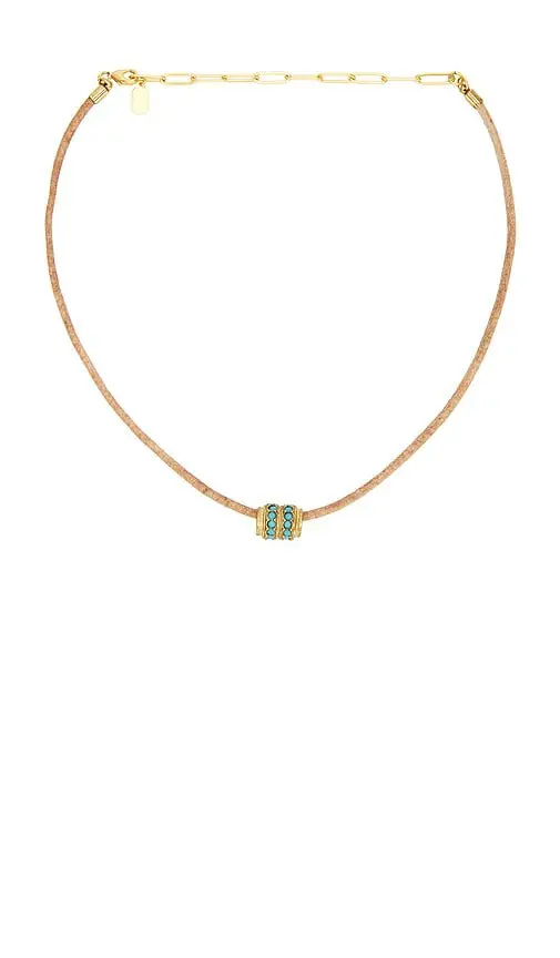 ELIZABETH COLE Oriel Necklace - Teal