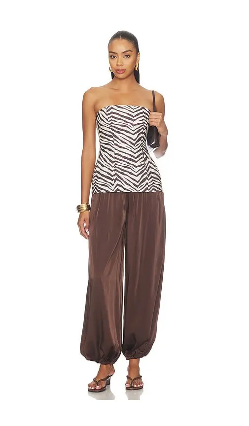 Bardot Helenia Longline Strapless Top