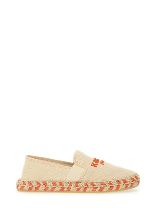 Kenzo Espadrille With Logo - Cream