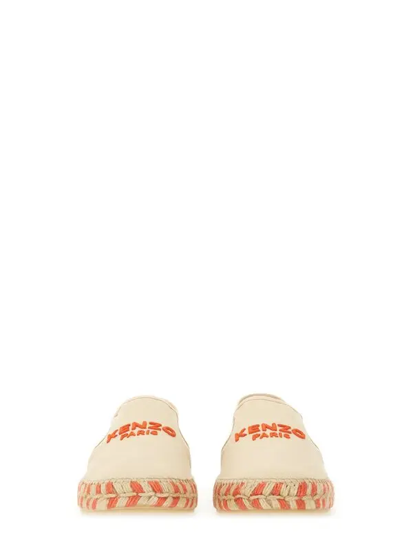 Kenzo Espadrille With Logo - Cream