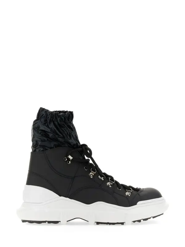 Dolce & Gabbana Polyester Lace-up Boots - Black