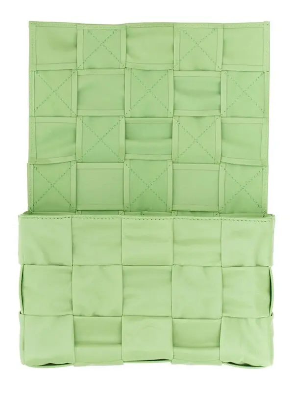 Bottega Veneta Case Bag With Adjustable Shoulder Strap - Green