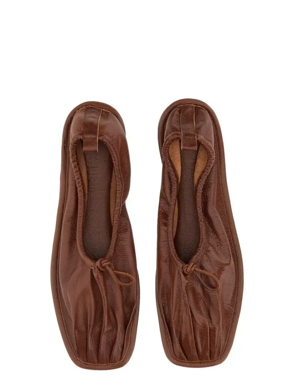 Hereu Dancer Puntera Flat - Brown