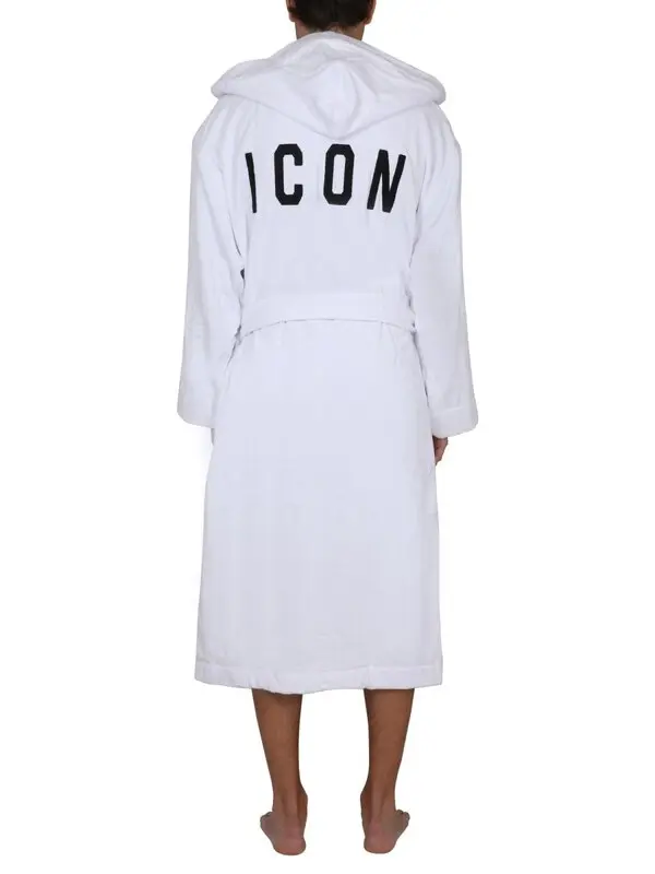 Dsquared2 Bathrobe With Logo