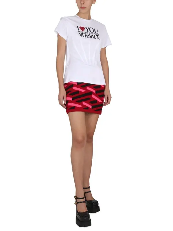 Versace Logo Print T-shirt
