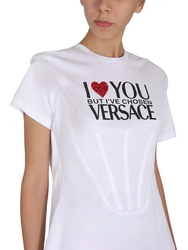 Versace Logo Print T-shirt