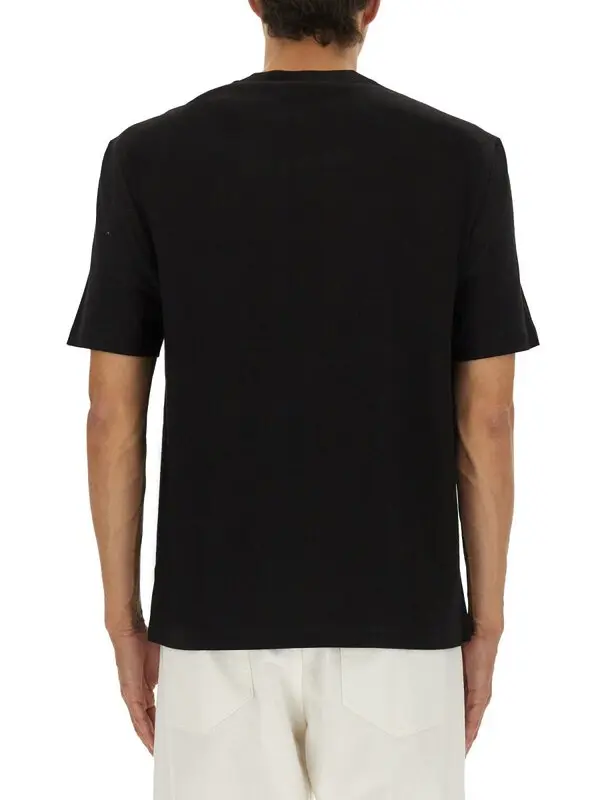 Versace T-shirt With Logo - Black