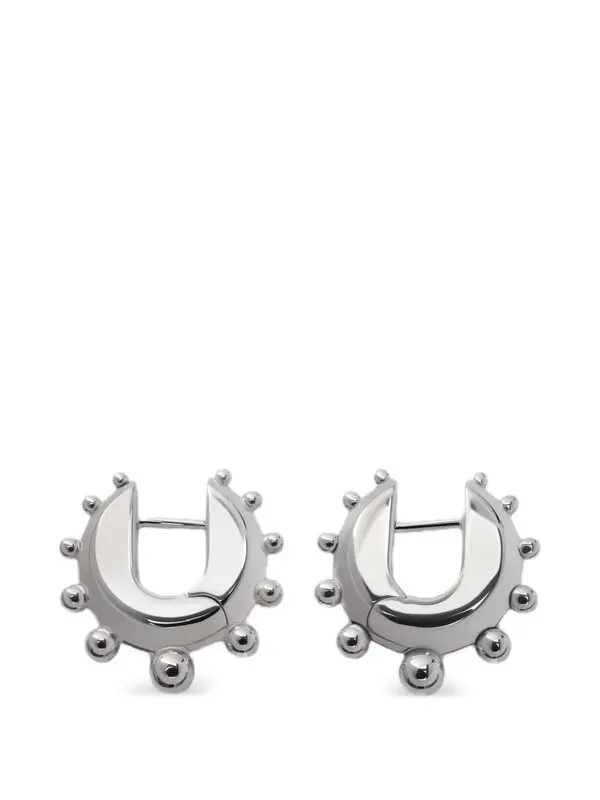Phoebe Philo Beaded Hoop Small Earrings