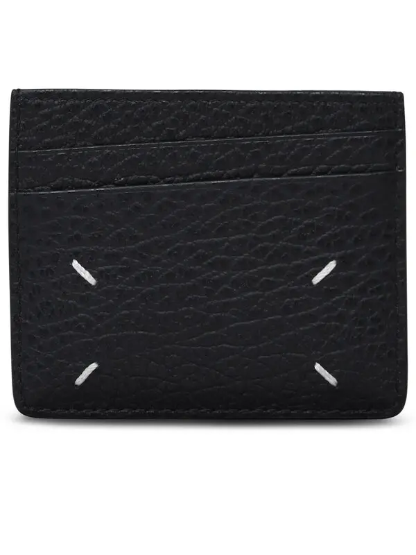 MAISON MARGIELA Leather Card-holder - Black