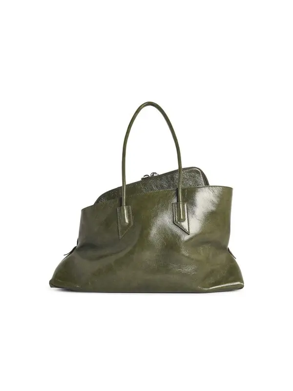 Attico La Passeggiata' Medium Leather Bag - Green