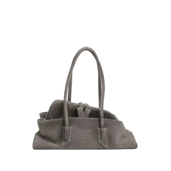 Attico Grey Shoulder Bags - Gray