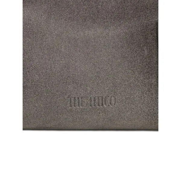 Attico Grey Suede Shoulder Bag