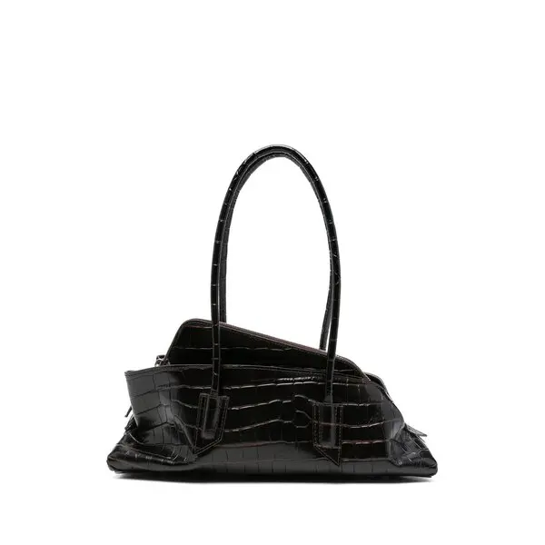 Attico Croc Effect Leather Handbag - Multicolor