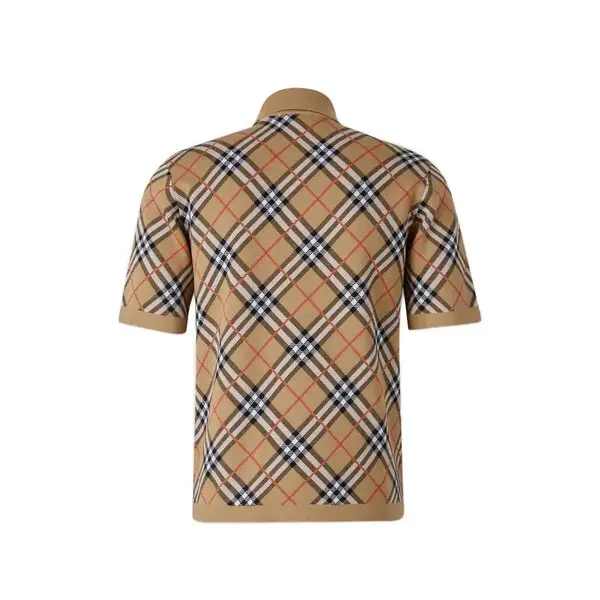 Burberry Neutrals Polo Shirts - Cream