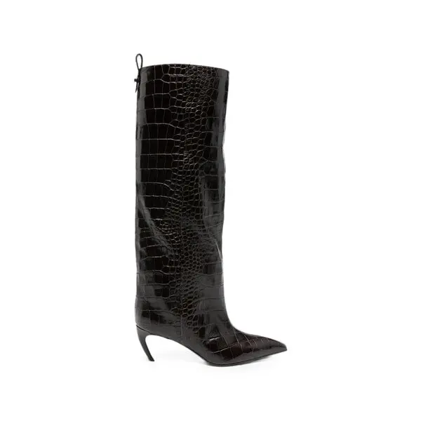 Attico Knee High Boots - Brown