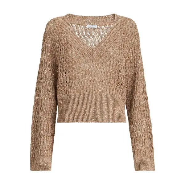 Brunello Cucinelli Neutrals Knitwear Jumpers - Cream